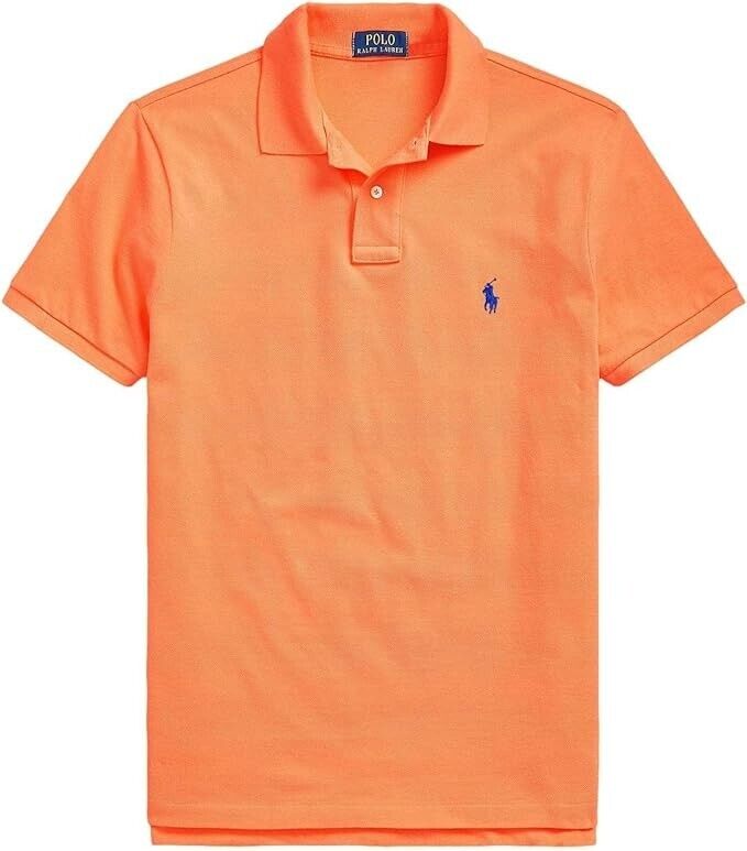 NWT Men's 2XL Polo Ralph Lauren Orange Shirt Blue Pony NWT Men's 2XL Polo Ralph Lauren Orange Shirt Blue Pony