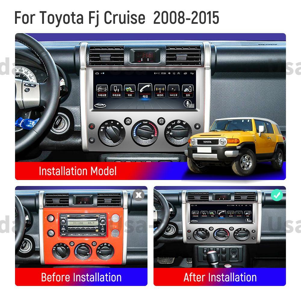For Toyota FJ Cruiser 2008-2015 12.3" Car GPS Radio Automotive ...