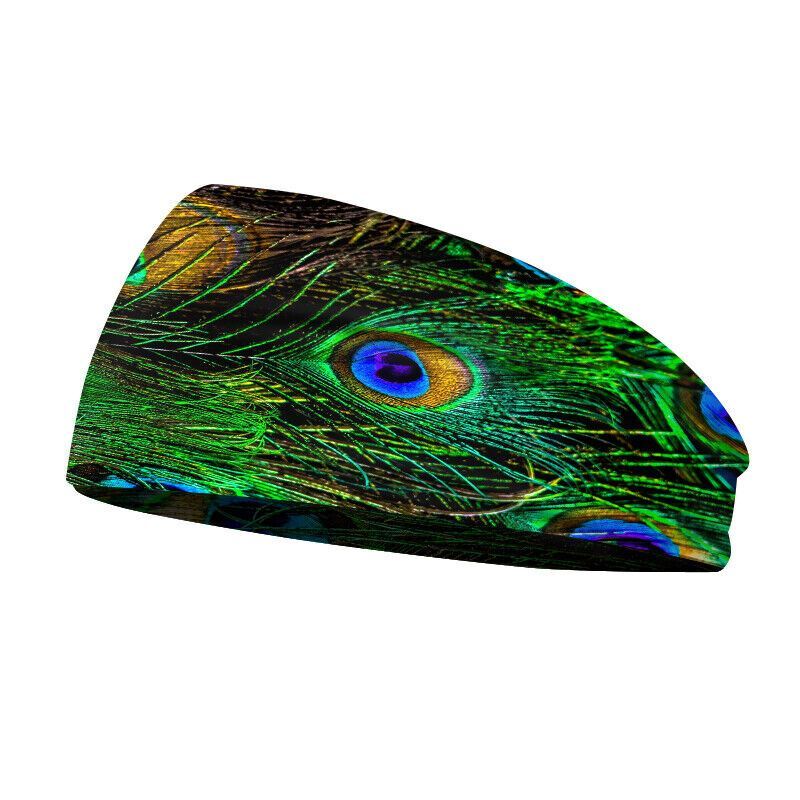 Red Sweatband Boho Headband Sweat Band HairBand Fitness Yoga Running ...