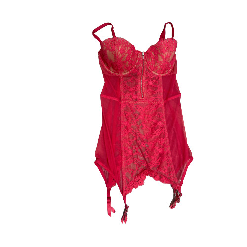Victorias Secret Lingerie Red Lace Garter Bustier Cor… Gem