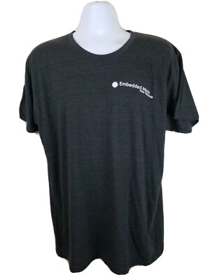 NWT Men's Black Embedded Micro Make Technology XL t-Shirt Black/Gray | eBay