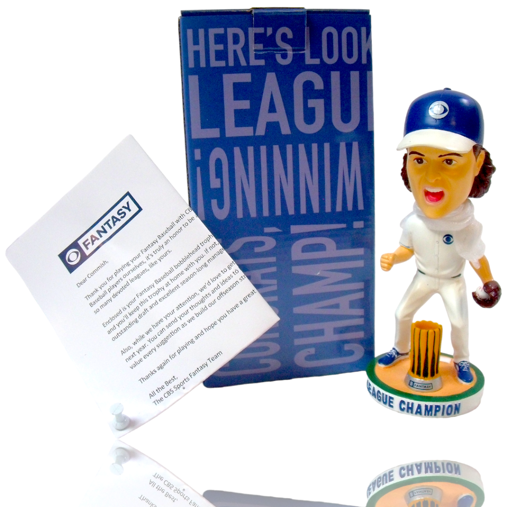 Fantasy Baseball Winner "League Champion" Bobblehead Trophy 7" by CBS ...