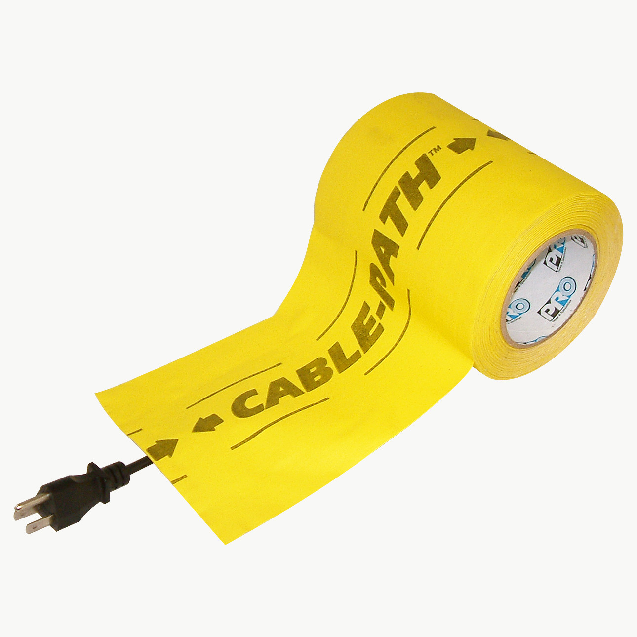 Pro Tapes Cable-Path Cable Path Tape: 6 in. x 30 yds. (Yellow/Light ...