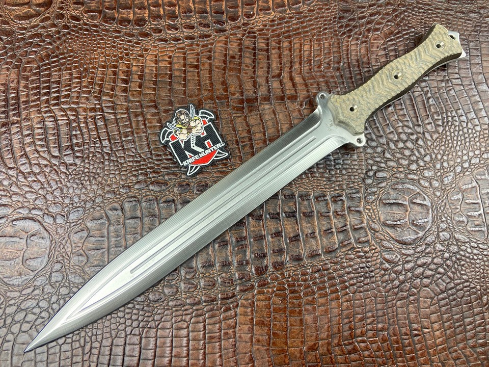 Busse Combat Custom Shop FMV14 W/ Tigerhide Micarta & Comp Finish | eBay