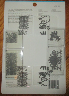 Martha Stewart Stamp Around the Page Stamp Set 2 Alignment Plates, 6 ...