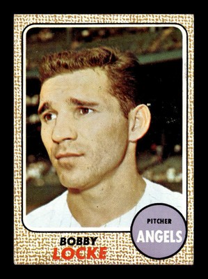 1968 Topps #24 Bobby Locke California Angels EX Baseball Card *B588 | eBay