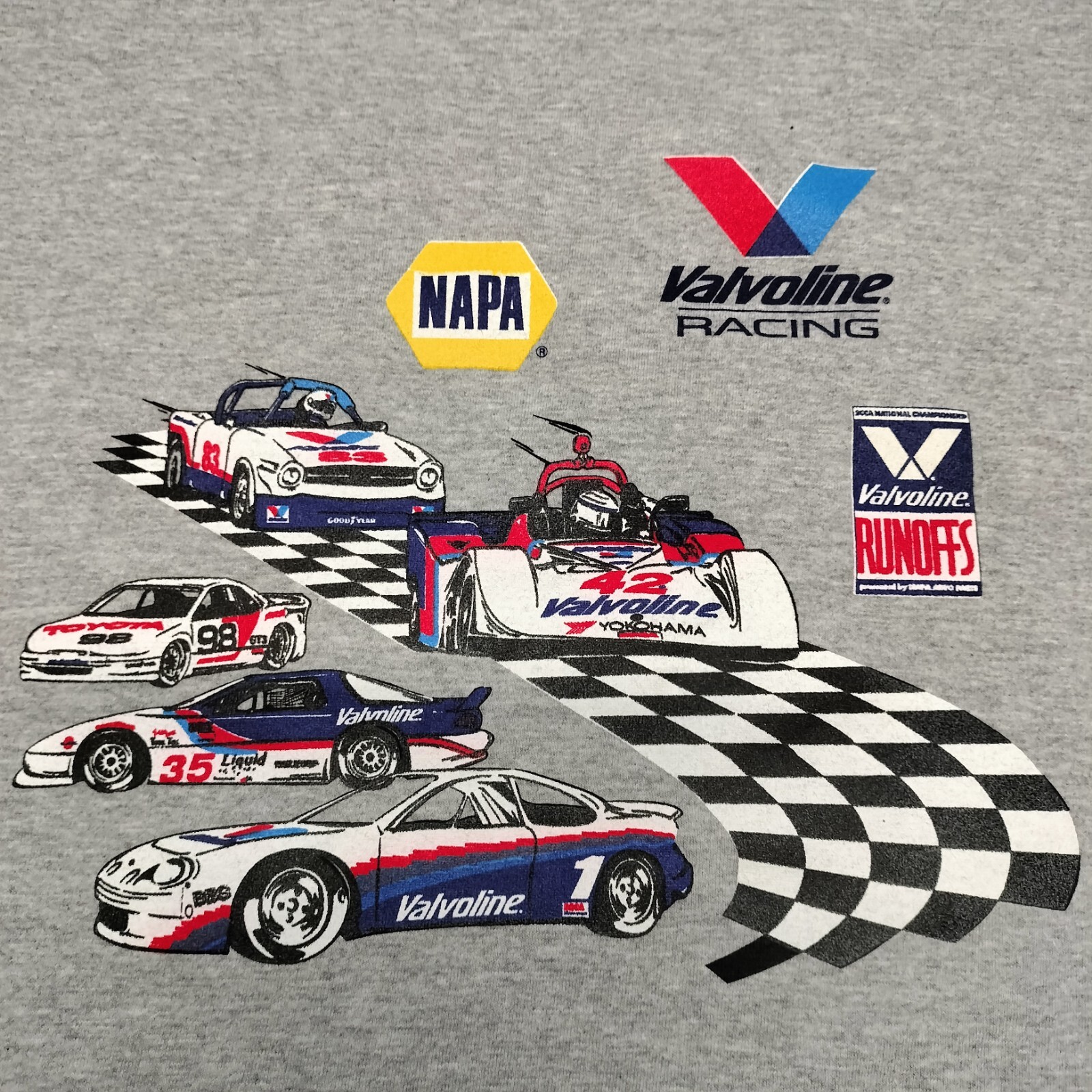 Vintage SCCA National Championship Runoffs T Shirt XL… - Gem