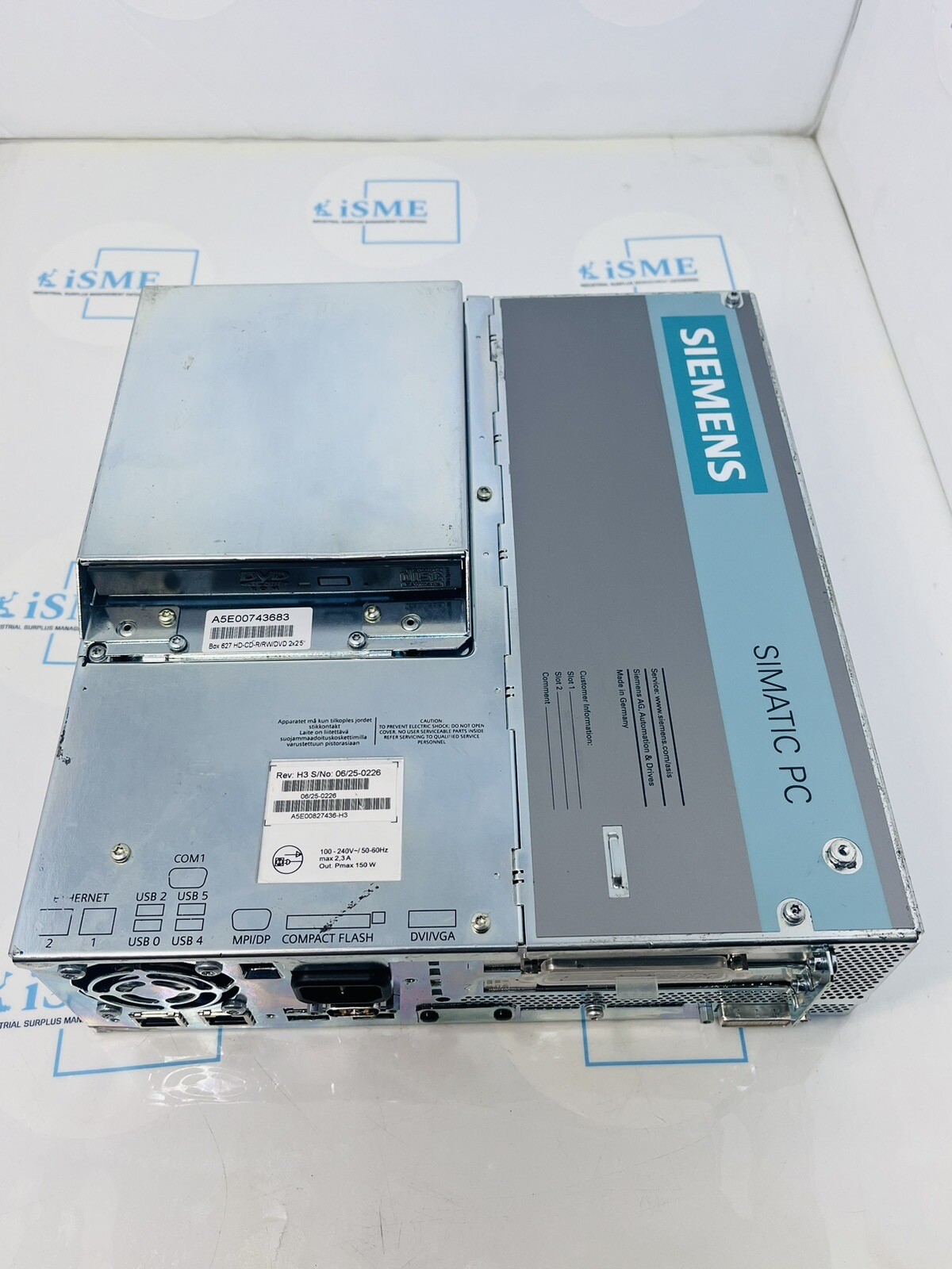 Box PC 627 Win XP Hitachi Siemens Simatic 6BK1800-0AF01-0AA0 for sale ...