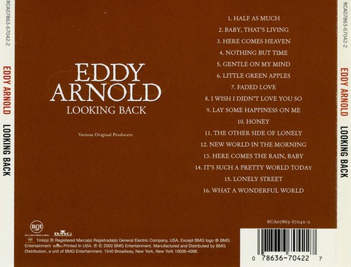 Eddy Arnold - Looking Back - (CD, Compilation) (Very Good Plus (VG+)) | eBay