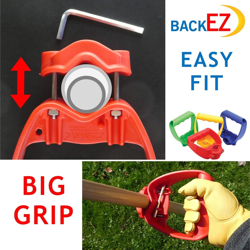 Back-Saving Tool Handle Attachment, EVR-Grip Upgrade, Labor-Saving ...