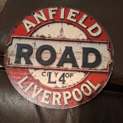 Liverpool FC wooden Sign 20cm x 20cm | eBay