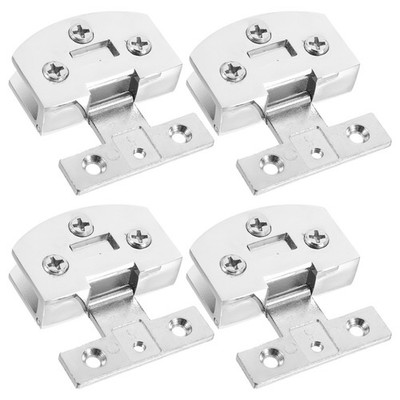 4pcs Glass Door Hinge Shower Glass Clamp Stainless Steel Glass Doors ...