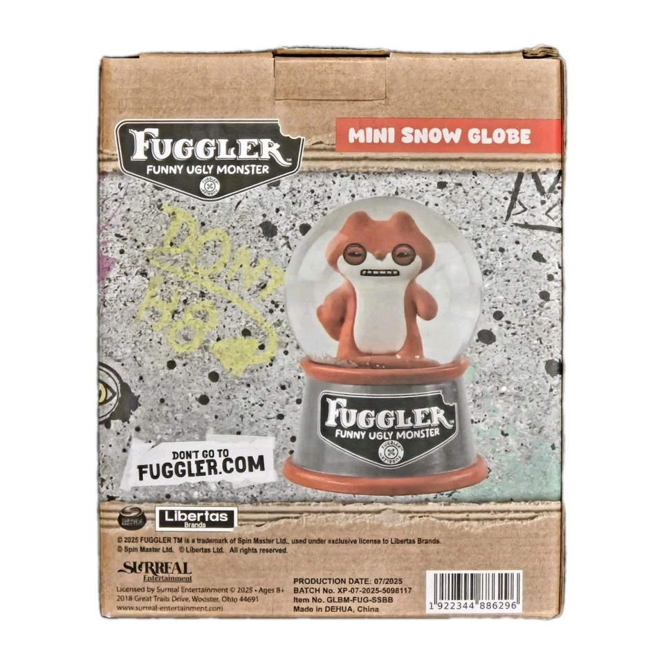 Fuggler Funny Ugly Monster Mini Snow Globe Collectible Squidge | eBay