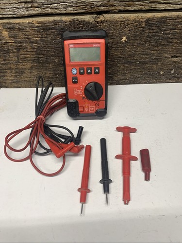 MAC TOOLS EM600 DIGITAL MULTIMETER Tested Snap On Blue point 🔥 | eBay