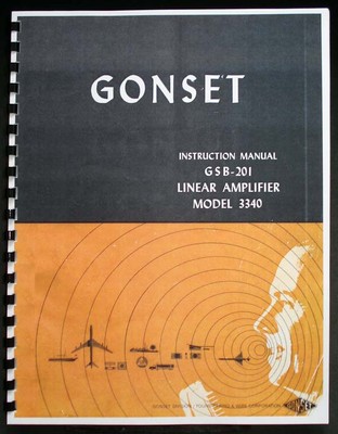 GONSET GSB201 GSB-201 Model 3340 Linear Amplifier Instruction Manual | eBay