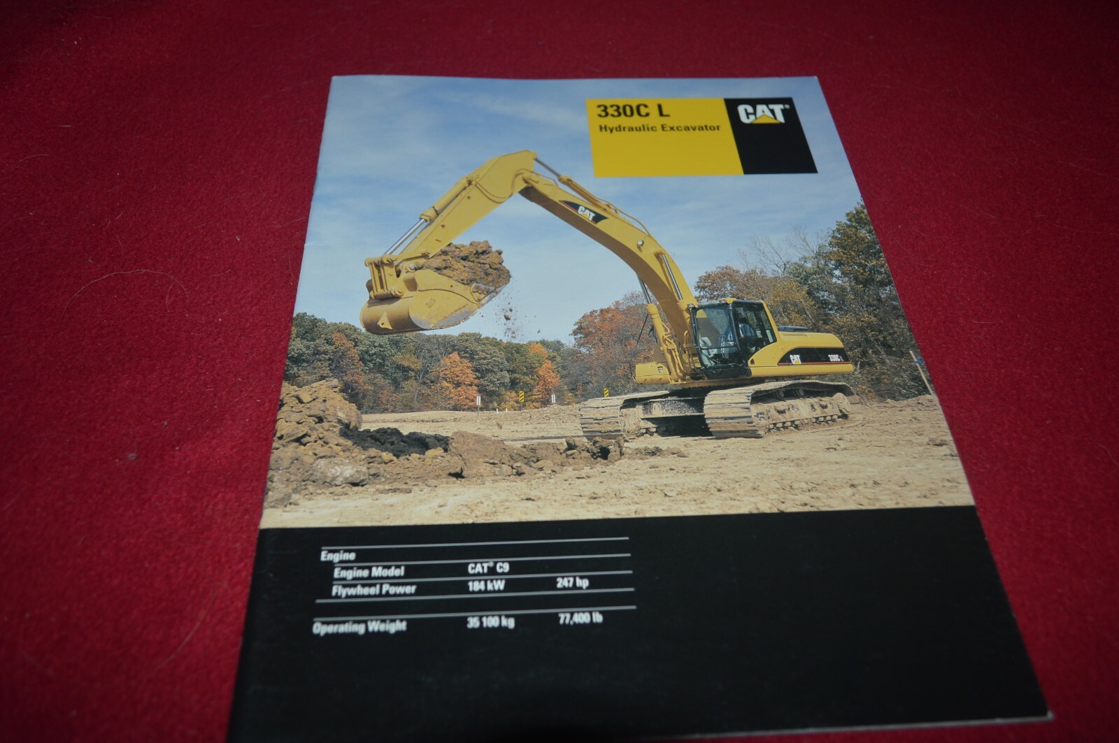 Caterpillar 330C L Hydraulic Excavator Brochure DCPA14 v2 | eBay