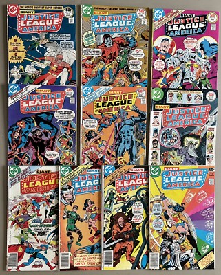 10-Issue Justice League of America lot! 139 140 142 145 146 147 148 149 ...