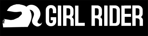 "Girl Rider Street Helmet" Female Street Bike, Decal sticker,decal ...