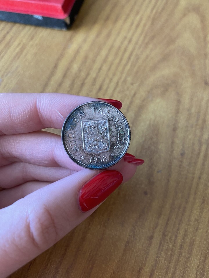 Coin 100 Markkaa Finland 1958 Hh | eBay