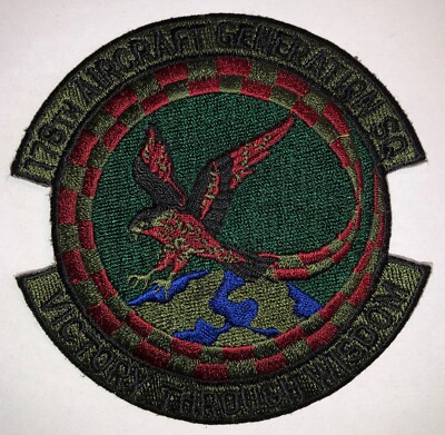 Post Vietnam War USAF US Air Force 178th Aircraft Generation Squadron ...