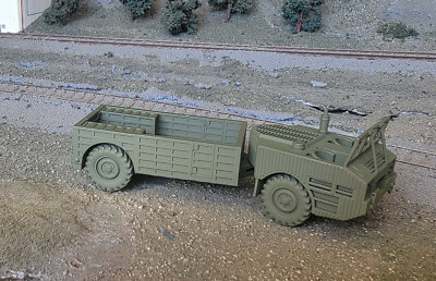 One HO 1/87 scale US Army M520 Goer truck, open cab, olive drab | eBay