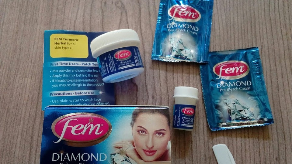 Dabur Fem Creme Bleach Diamond Fairness Cream -10Gm /30Gm for Female ...