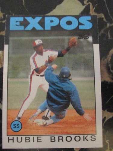 1986 Topps - Montreal Expos - Hubie Brooks #555 | eBay