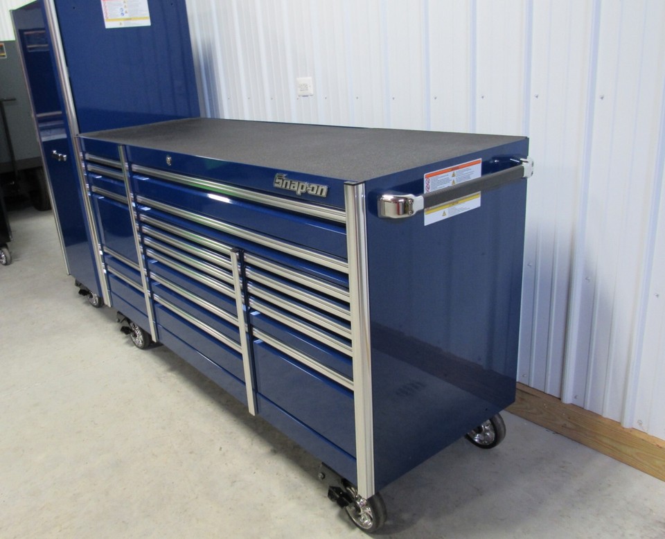 Snap On Midnight Blue 84" Epiq Toolbox & Side Locker | eBay