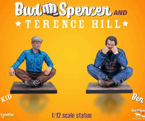 Terence Hill As Kid & Bud Spencer As Ben Infinite Statue 1/12 Complete ...