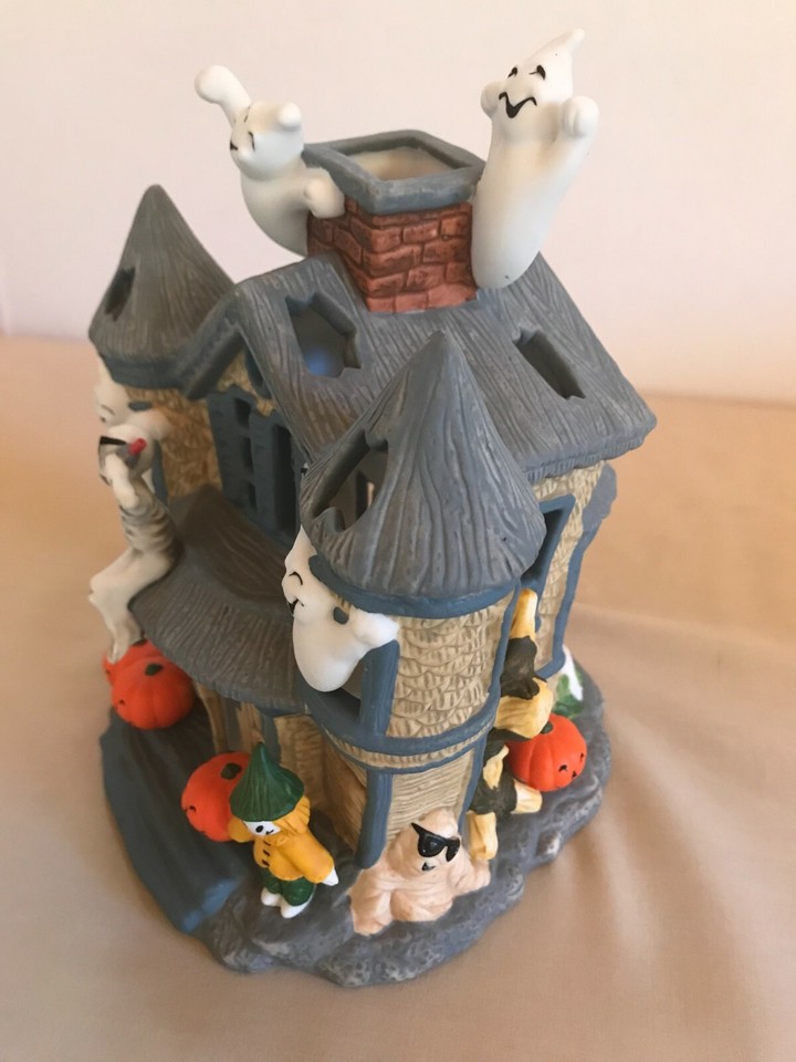 Halloween Haunted House P7311 Ghosts Partylite Tealight House ...