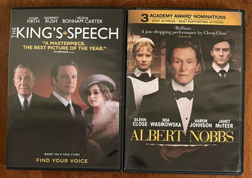 The King's Speech/Albert Nobbs (DVD, 2012)*Colin Firth Glenn Close ...