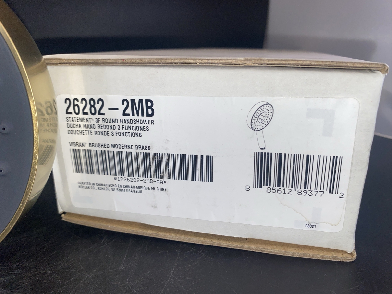 Kohler 26282-2MB Statement Round Multifuntion 2.5 gpm Handshower ...