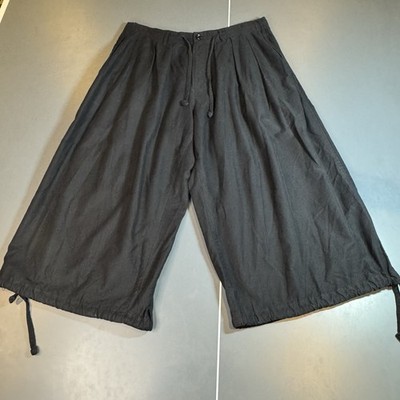 Yohji Yamamoto Pour Homme SS17 Balloon Pants Black Drawstring Wide Size ...