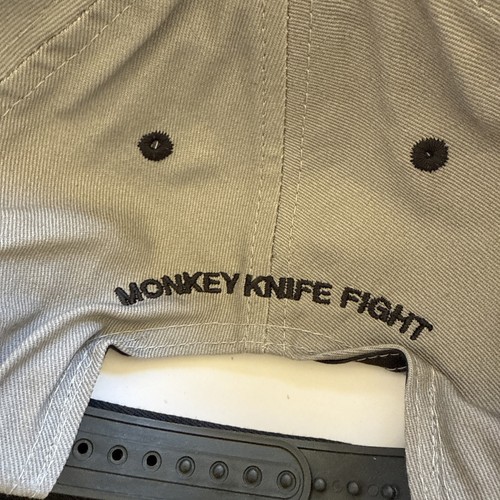 Grey monkey knife fight hat adjustable new | eBay
