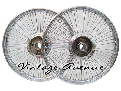 *HONDA SS50 CD50 CD65 CD70 CB50 FRONT & REAR COMPLETE WHEEL RIM + HUB ...