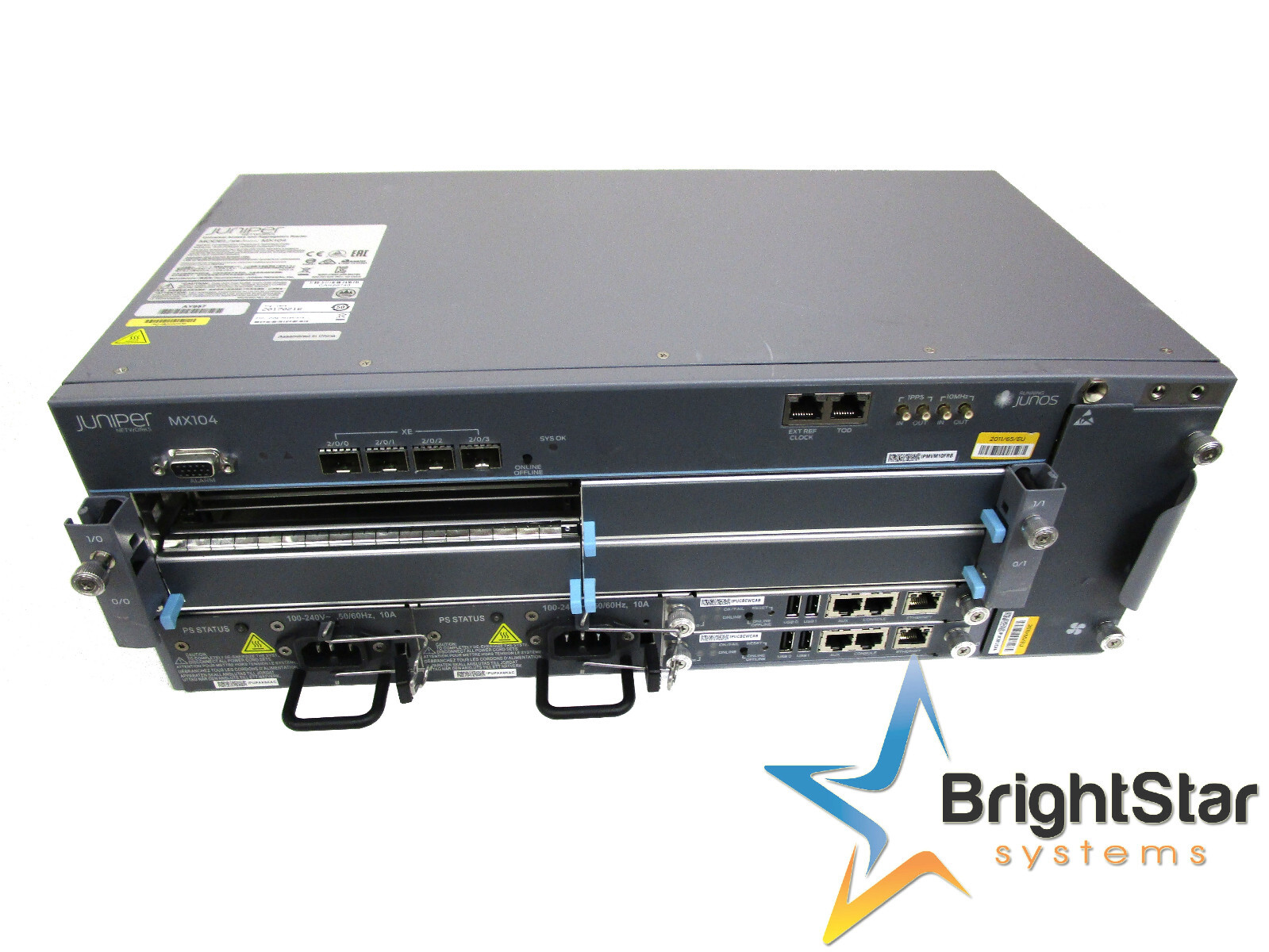 Juniper MX104-AC Chassis w/ 2x RE-S-MX104 2x PWR-MX104 | eBay