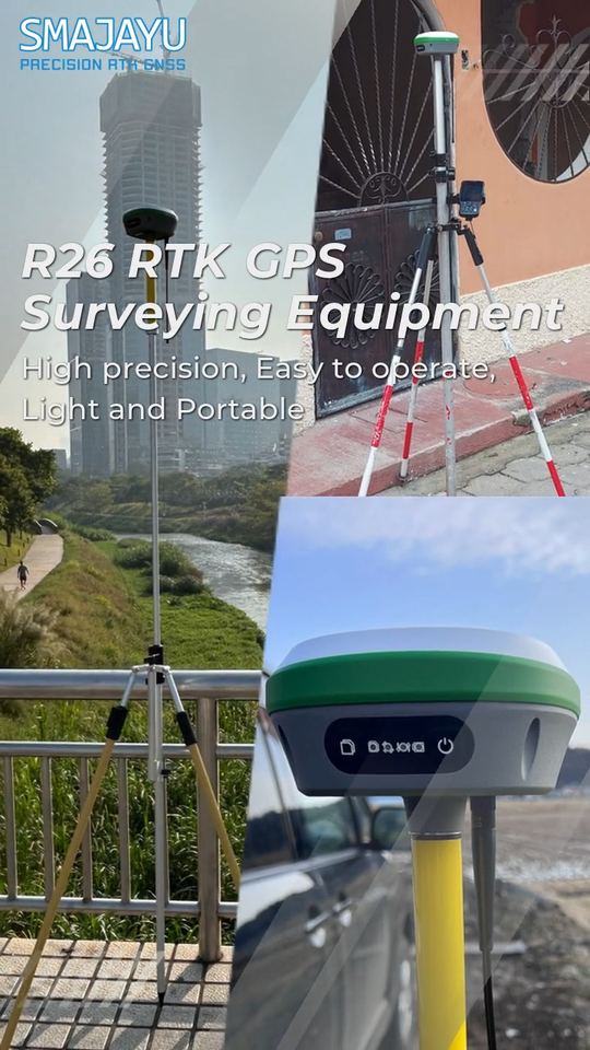 SMA26 Rover GNSS GPS Surveying Rover with Collector RTK Receiver IMU ...
