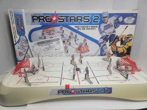 Pro Stars 2 Table Top Rod Hockey Game Vintage Retro 90s Hockey Toy ...