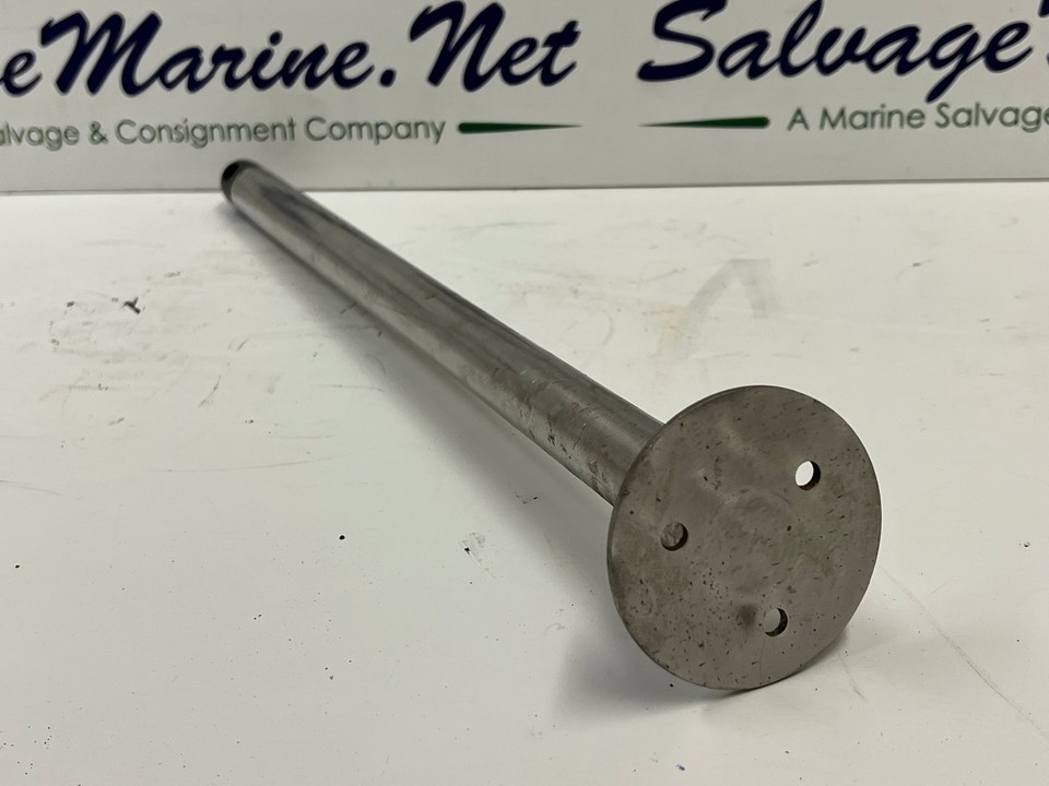 Stainelss Steel 18" Stanchion Pole with 10 Degree and Round Stanchion ...