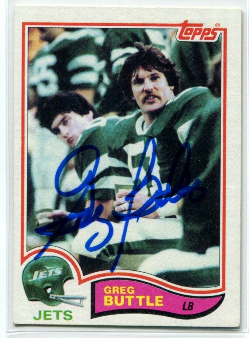 GREG BUTTLE 1982 Topps Football AUTOGRAPH Signed #164 | eBay