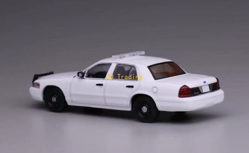 ZD 1:64 596 Police Crown Victoria CV EN114 Sedan Model Diecast Metal ...
