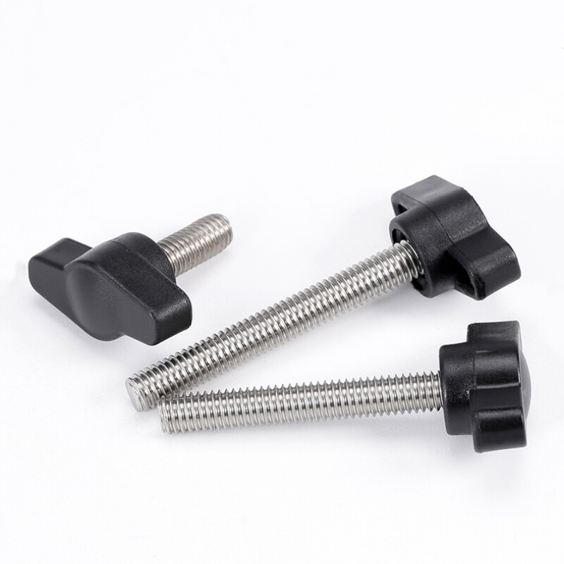 Wings Knob Male M4 M5 M6 M8 Clamping Thumb Screw Wing Nut Drill Router ...
