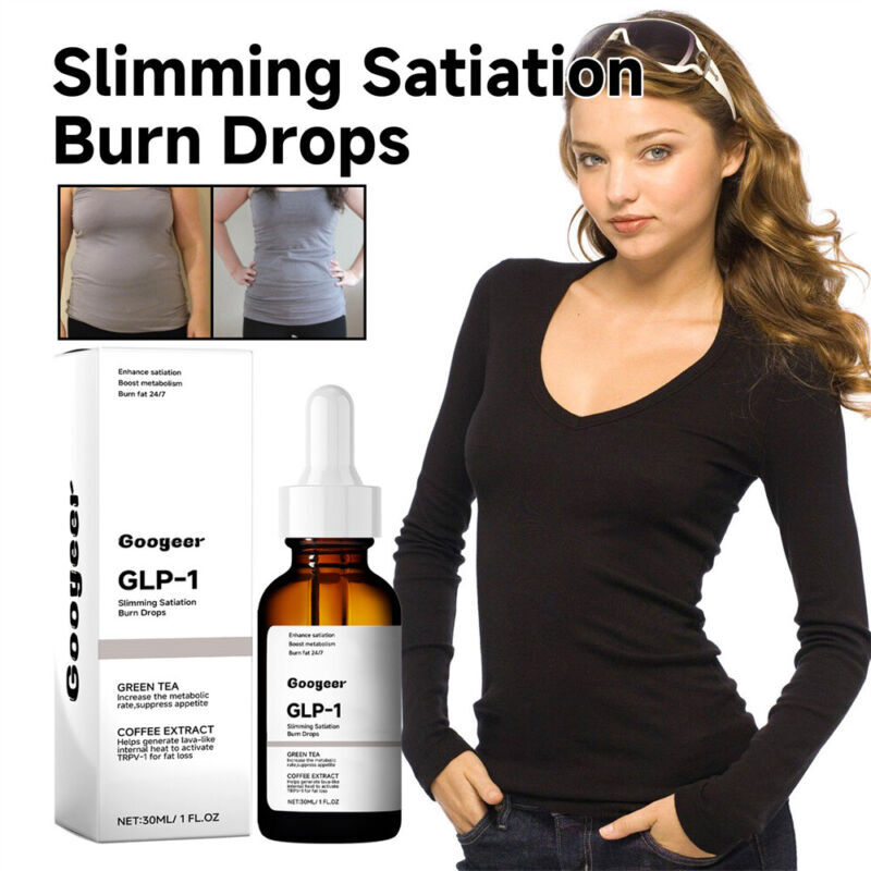 GLP-1 Weight Loss Fat Burner Drops Diet Supplement Slimming Drops 30 ML ...