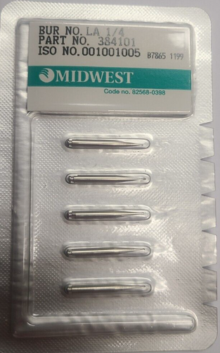 Midwest LA# 1/4 Carbide Latch Burs 384101 (5-PACK) New | eBay
