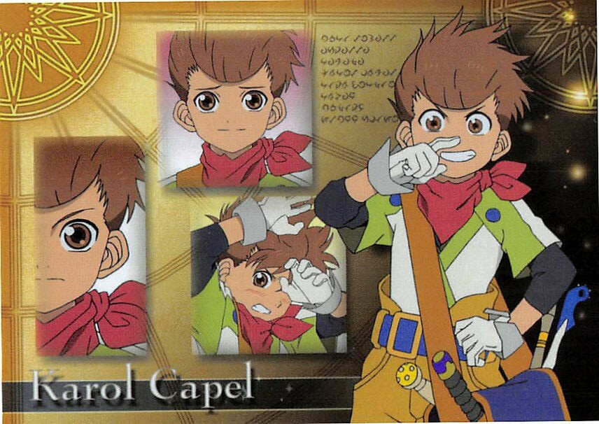 Tales of Vesperia Trading Card Frontier Works No.13 Face Chat 04 Karol ...