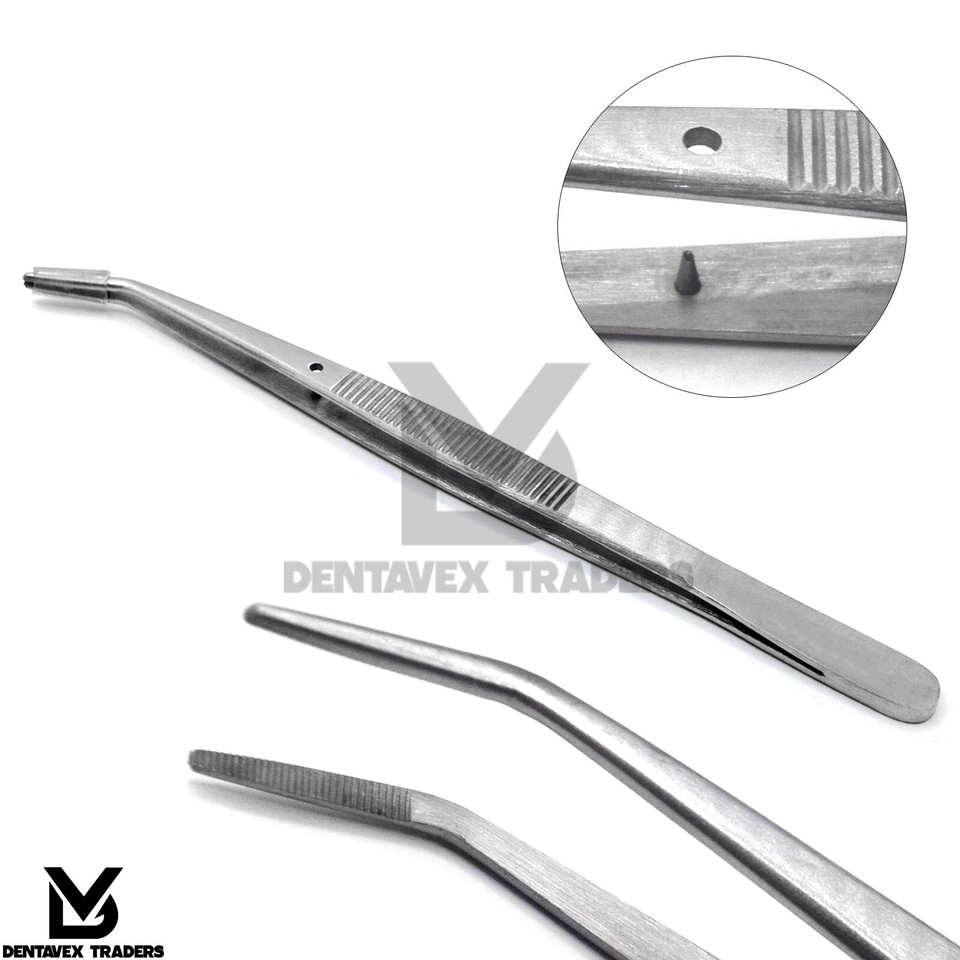 "Dental London College Tweezers – Locking Cotton Dressing Forceps ...