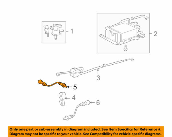 89467-72010 Toyota Sensor, oxygen 8946772010, New Genuine OEM Part | eBay