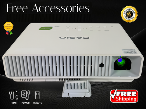 Casio XJ-M151 DLP Projector Laser 3000 ANSI Home Theater PC 3D Ready ...