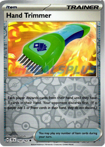 NM Pokemon Temporal Forces Hand Trimmer Reverse Holo 150 | eBay
