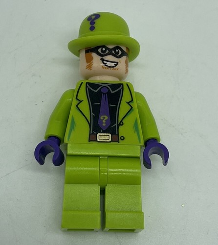 LEGO The Riddler Minifigure Black Shirt and Dark Purple Tie Super ...